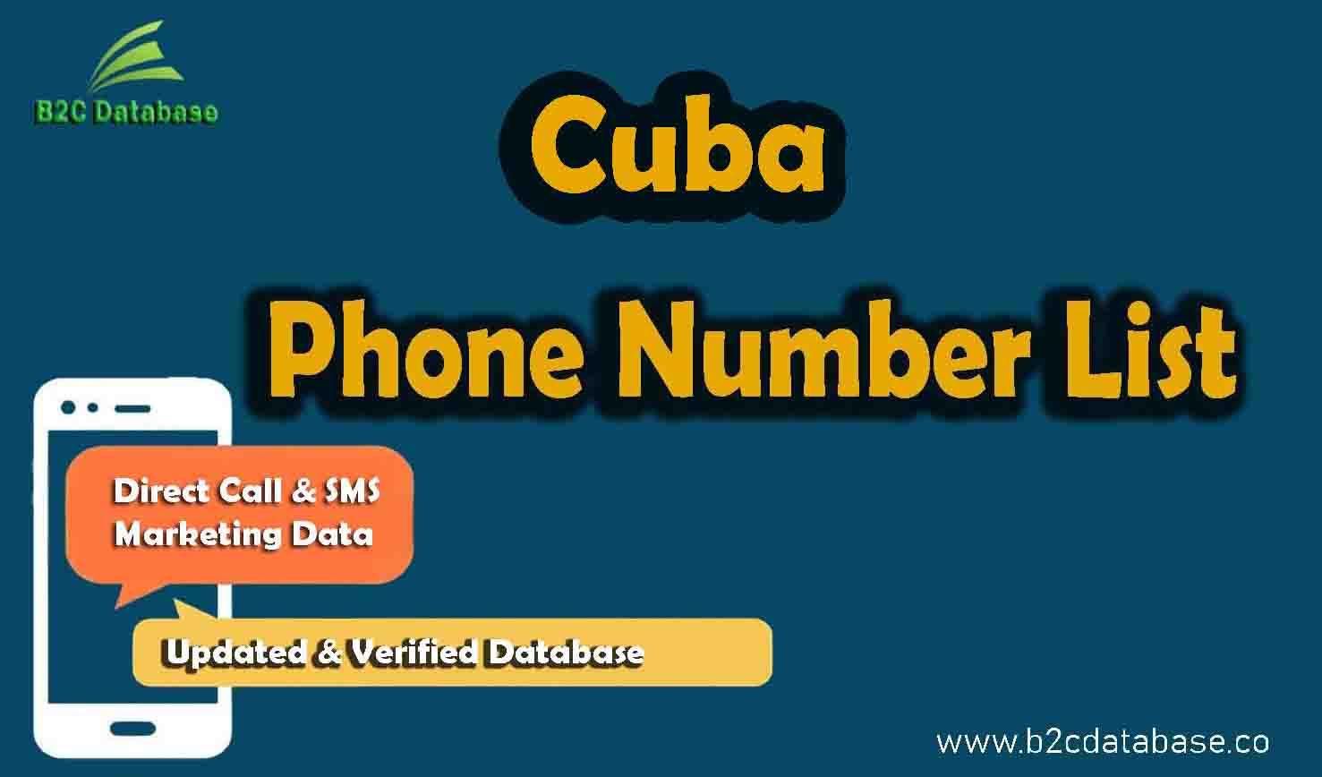 Cuba Phone Number List | B2C Database