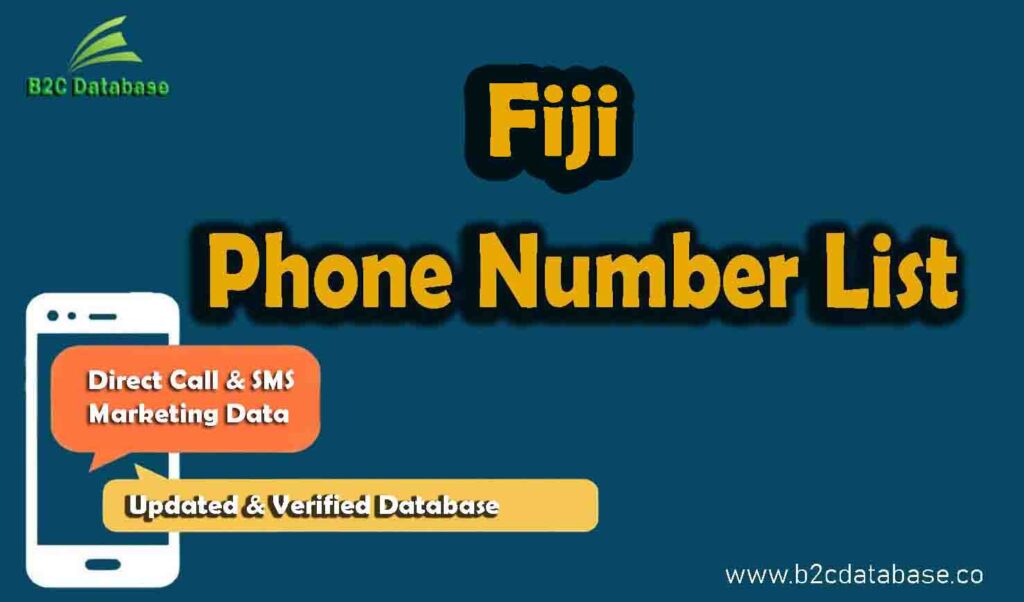 Fiji Phone Number List | B2C Database