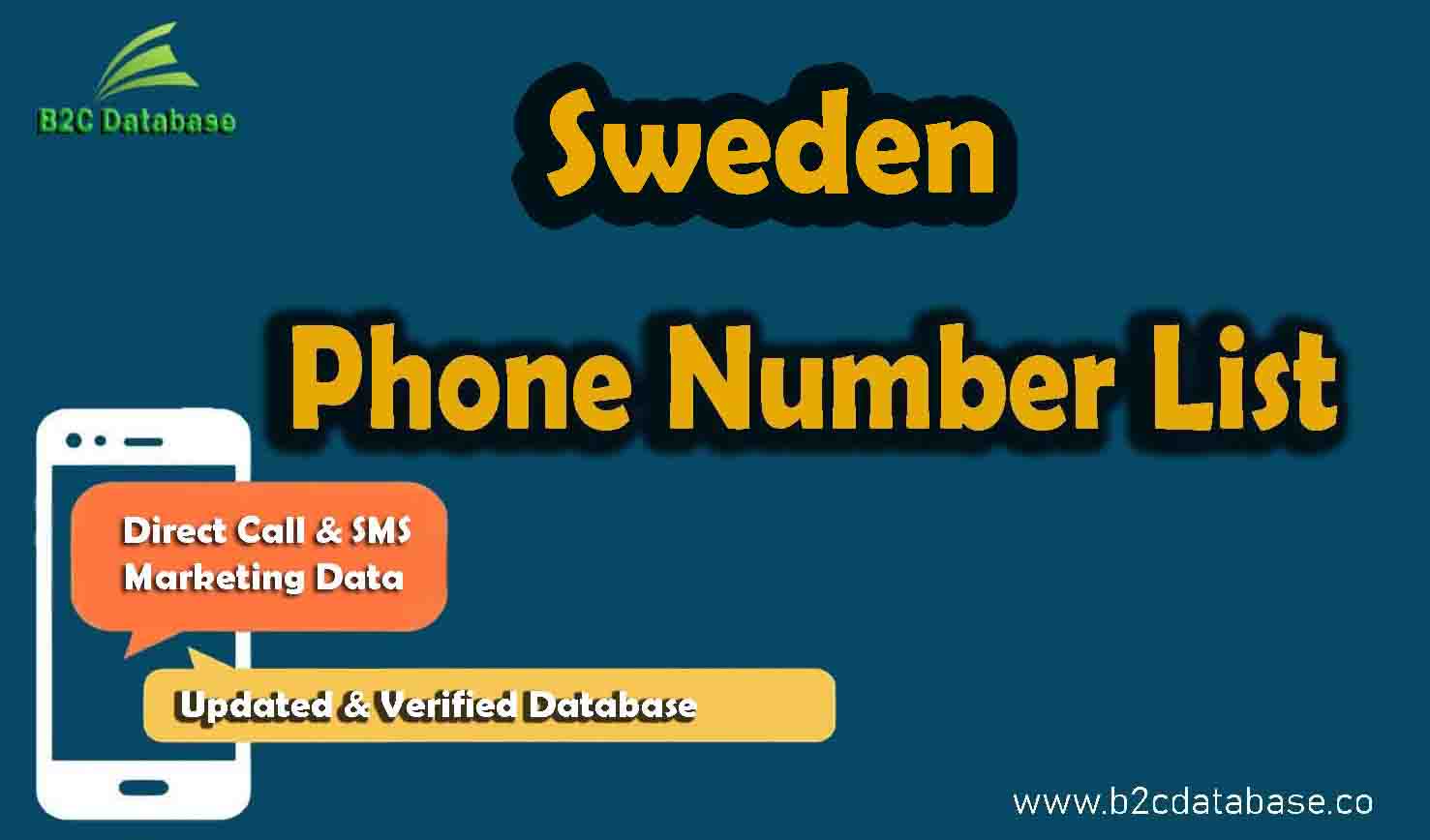 Sweden Phone Number List | Cell Phone Leads | B2C Database