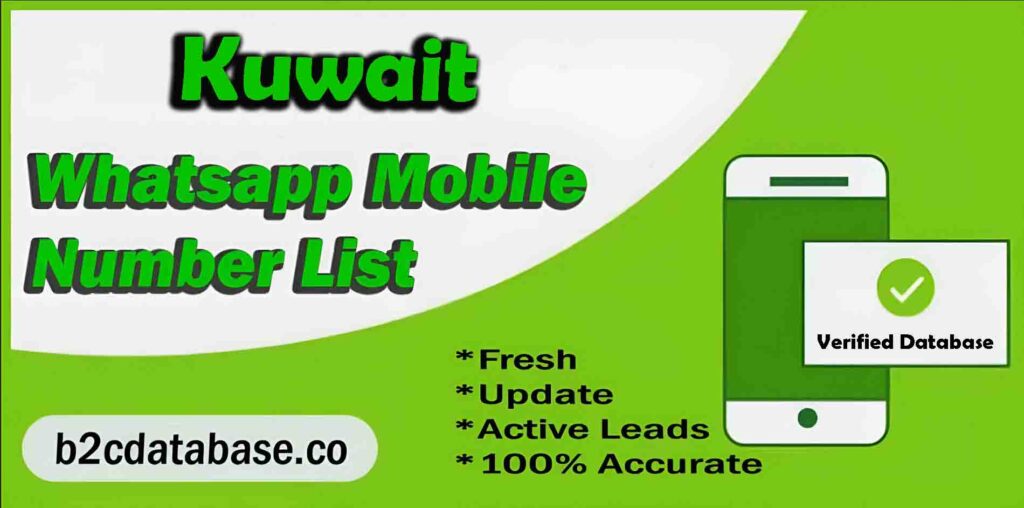 Kuwait WhatsApp Number List | B2C Database